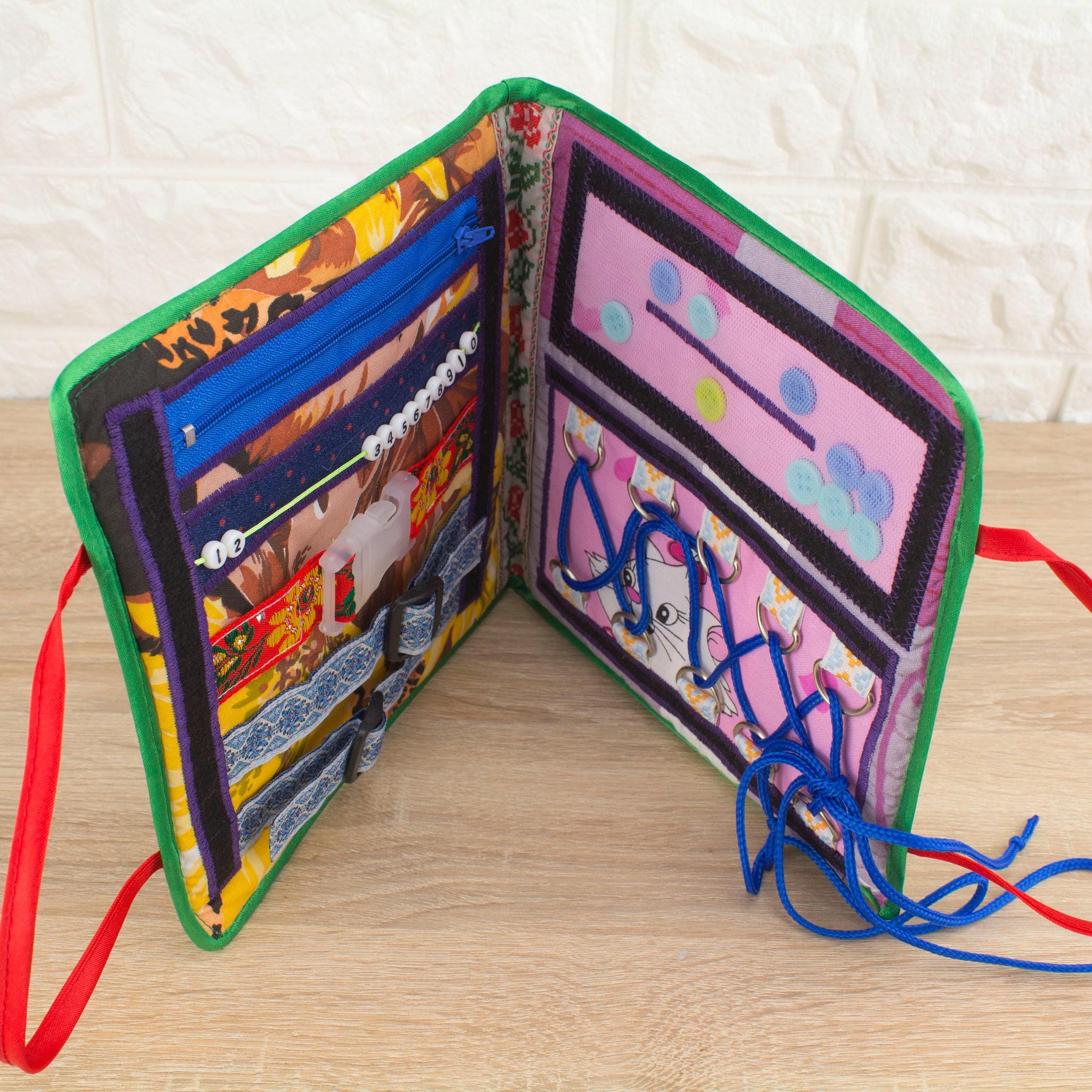 Handmade Fabric Quiet Book: Montessori Activity Book for Toddlers - Etsy