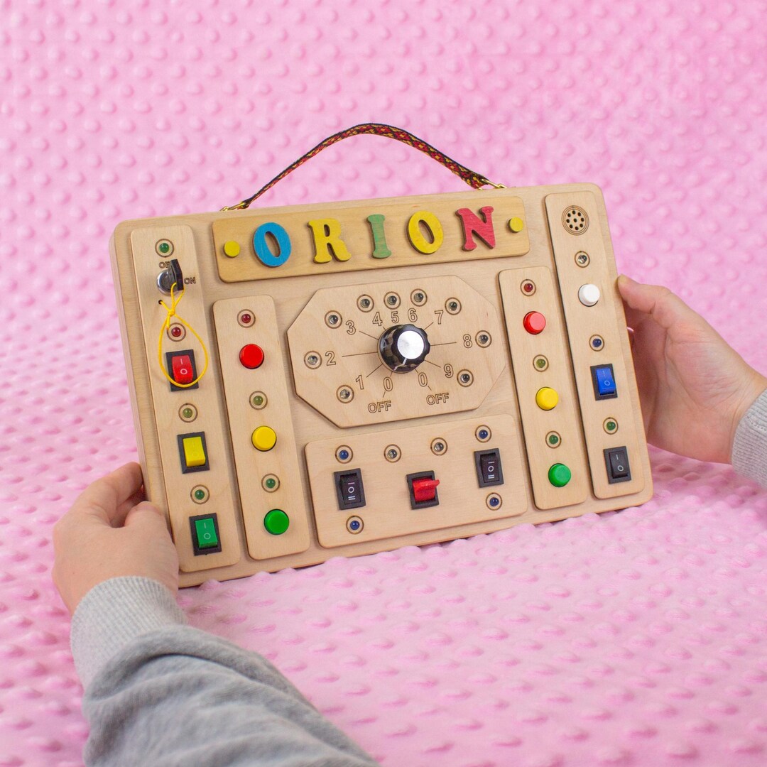 Led Light Busy Board 3 Yrs Old, Switch Toys for Special Needs ...