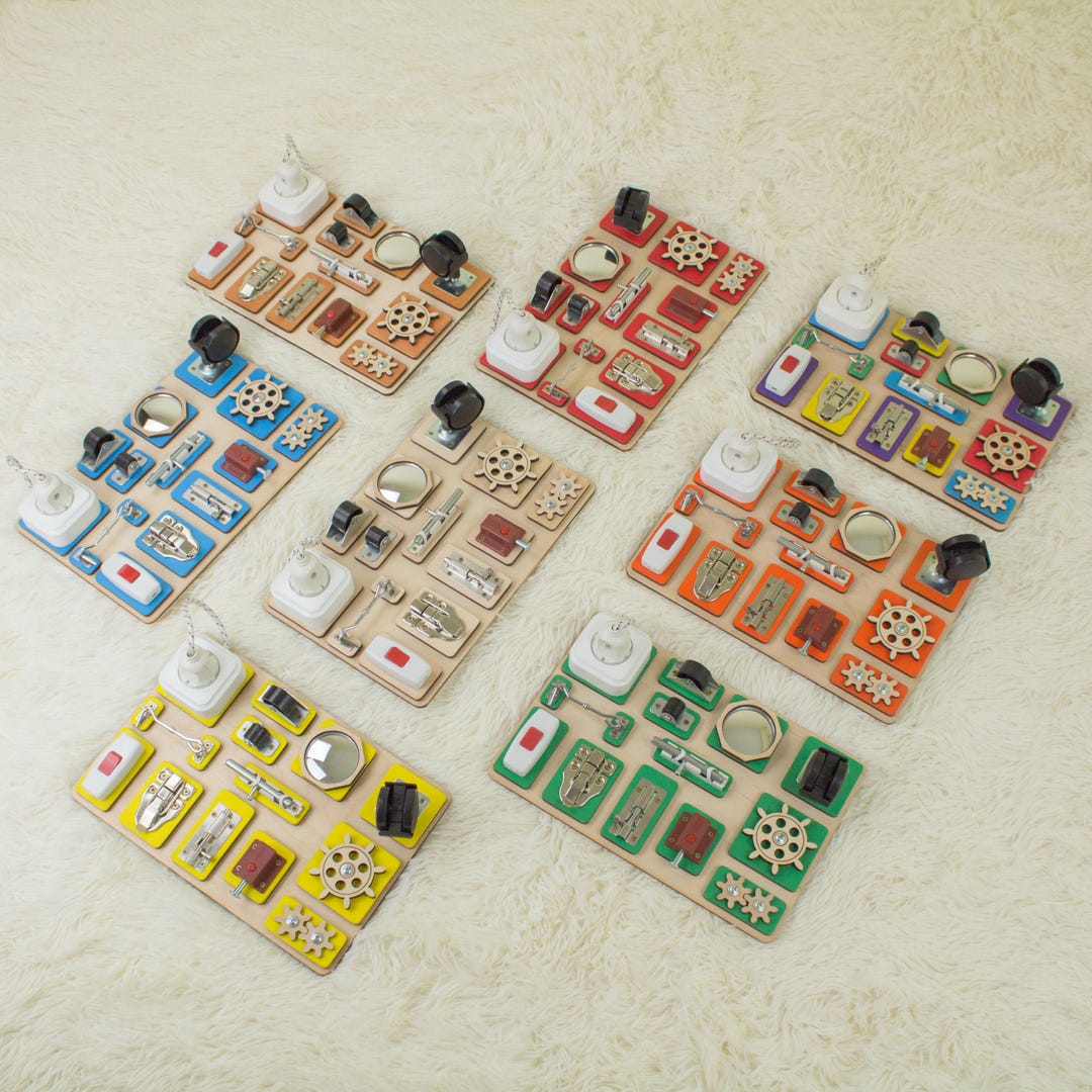 Dementia Activity Board for Adults, Sensory & Motor Skills Tool, Memory ...