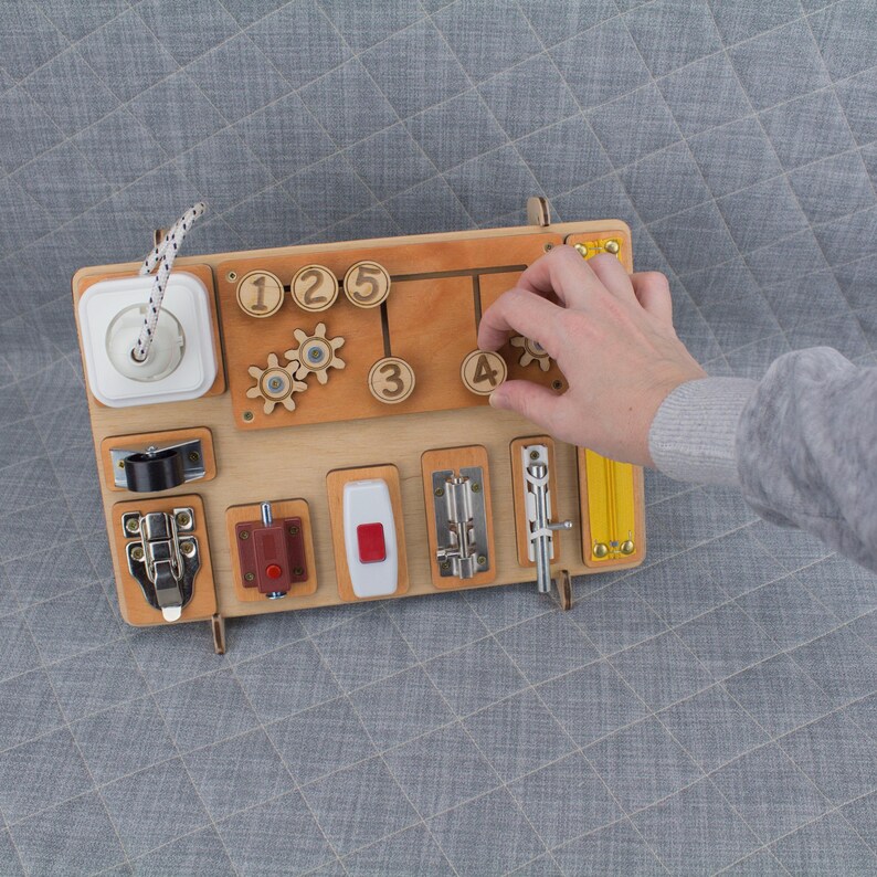 Dementia ASMR Trigger Fidget Board, Adult Busy Sensory Board ...