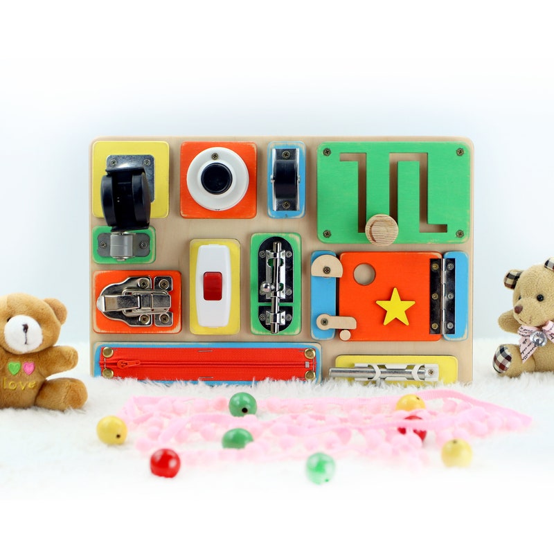 Montessori Big Busy Board - Etsy