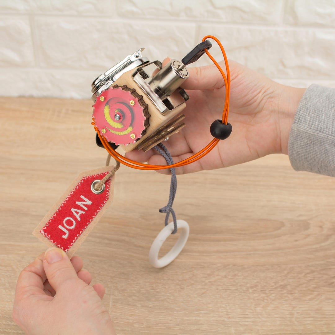 Wooden Fidget Cube: Dementia Sensory Toy for Adults - Etsy