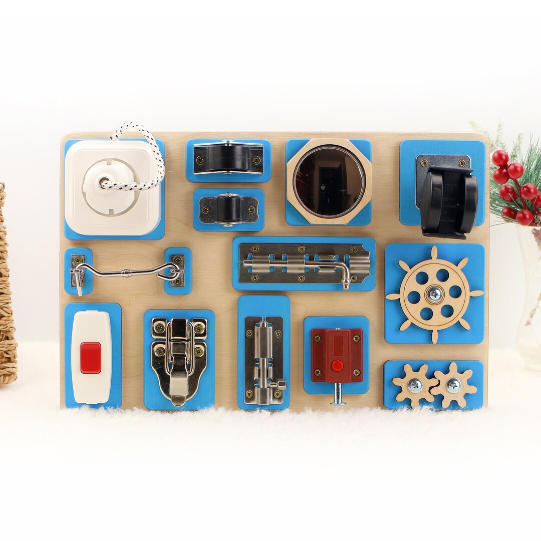 Dementia Busy Board, Alzheimer's Activity Toys, Fidget Board for Adults ...