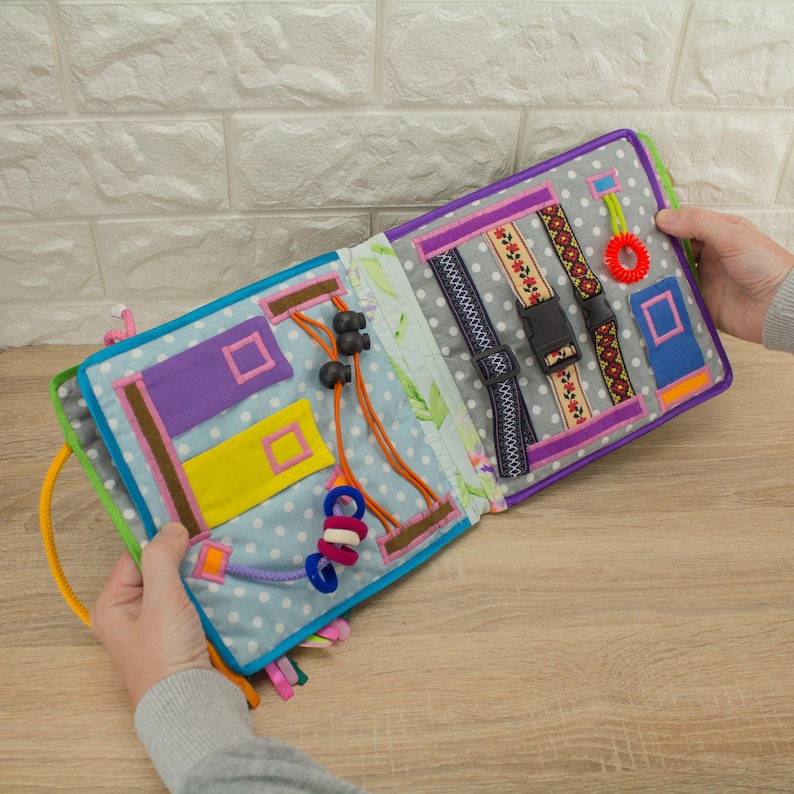 Sensory Fidget Book: Dementia Activity Lap Book for Elderly - Etsy