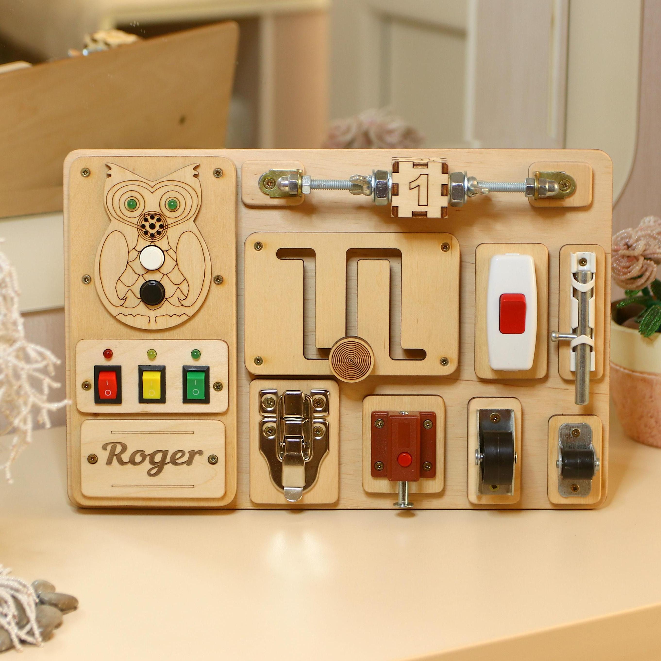 Busy Board With Light Switch, LED Light Busy Board, Electronic Board ...