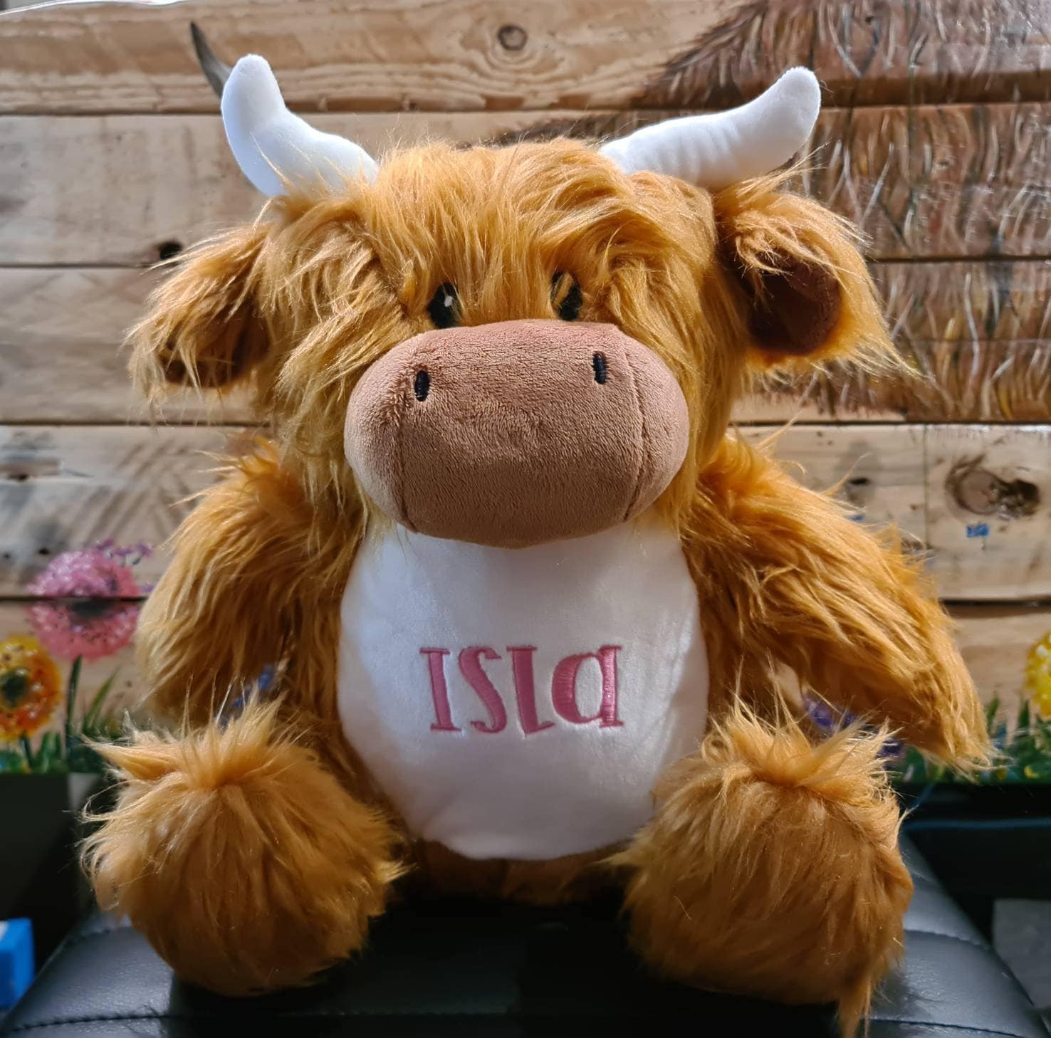 Highland Cow Personalised Soft Toy Teddy Bear | Etsy