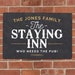 Personalised Staying Inn Metal Sign - Etsy