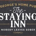 Personalised Staying Inn Metal Sign - Etsy