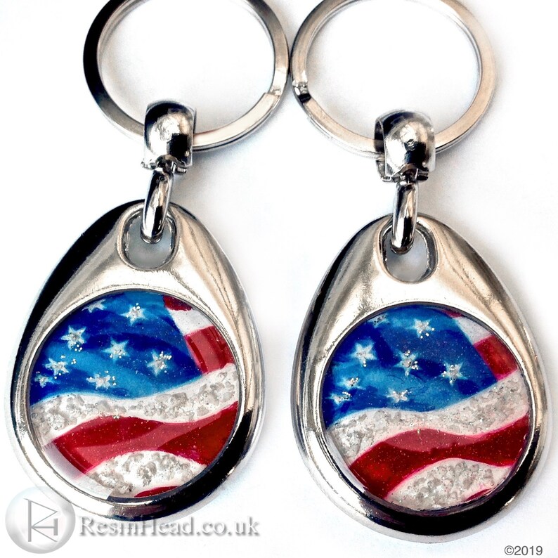 Double Sided Silver Plated Keyring photo/ Message on Reverse - Etsy UK