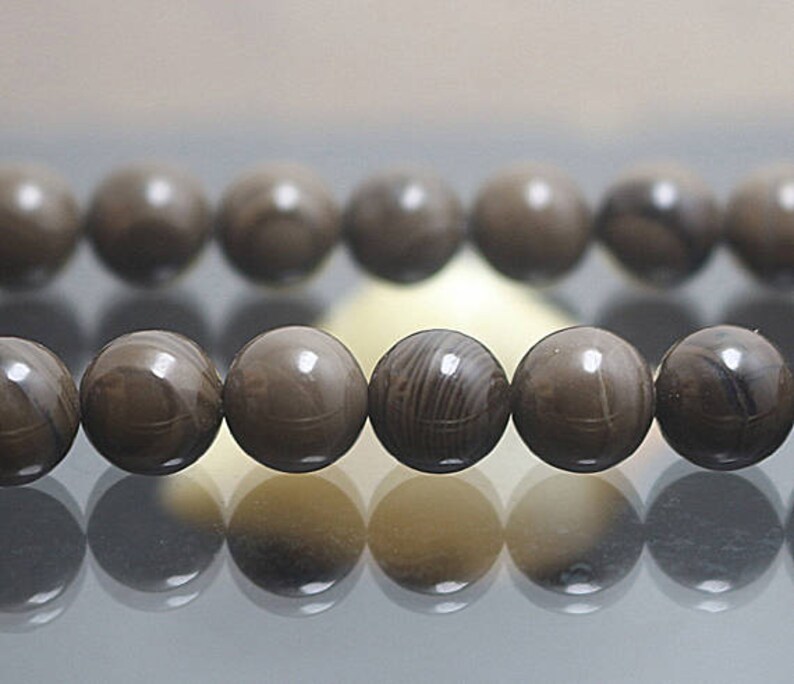 8mm Coffee Jasper Smooth and Round Beads 8mm Jasper Beads 15 | Etsy