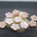 Natural Pink MOP Shell Flower Beads Pink Shell 6 Mm 8 Mm 10mm - Etsy