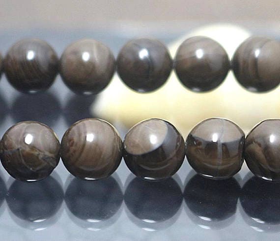 8mm Coffee Jasper Smooth and Round Beads 8mm Jasper Beads 15 | Etsy
