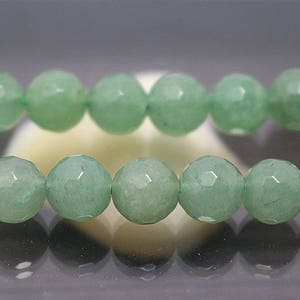 Green Aventurine Gemstone Round Beads Supplies, 15 Inch Full Strand ( 6 ...