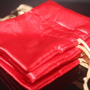 20pcs Red Silk Bags, Silk Jewelry Pouch, Satin Patterns Gift Bag ...