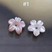 6mm 8mm Natural Pink MOP Shell Flower Beads, Pink Shell Beads, HZ0041 ...