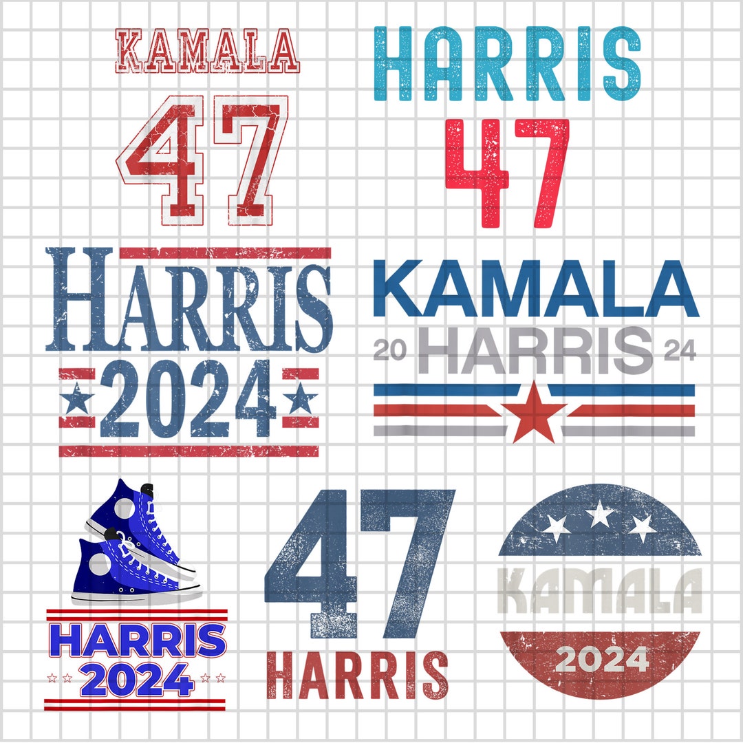 Kamala 2024 Png Bundle, Kamala Harris for President, Madam President ...