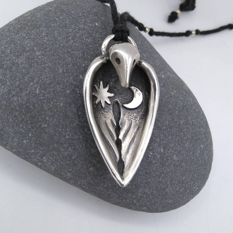 Raven Necklace - Etsy