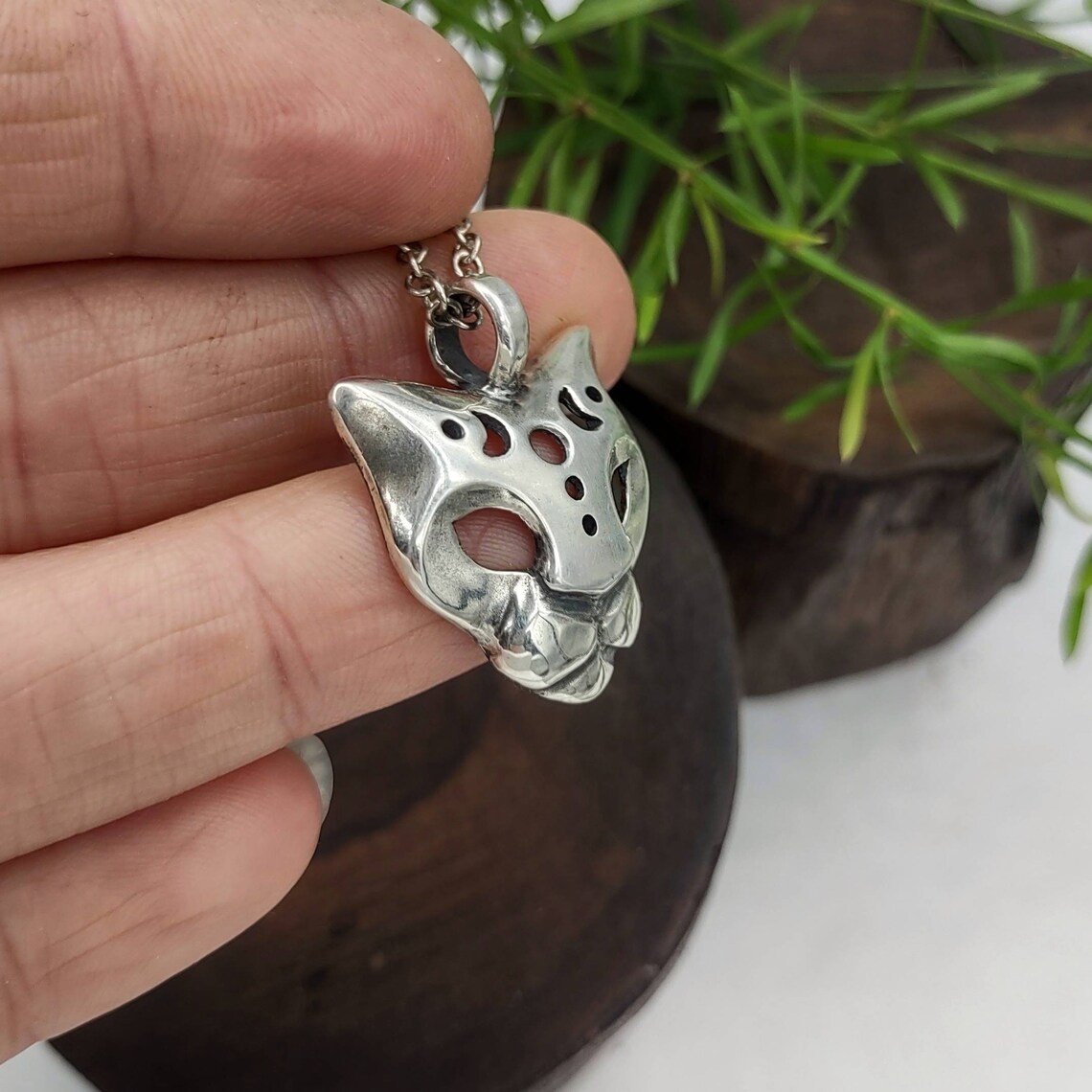 Cat With Moon Phases Pendant Sterling Silver / Lunar Cat - Etsy