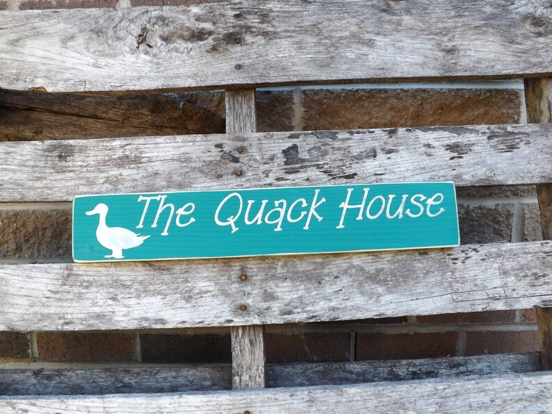 The Quack House duck coop decor duck house decor country | Etsy