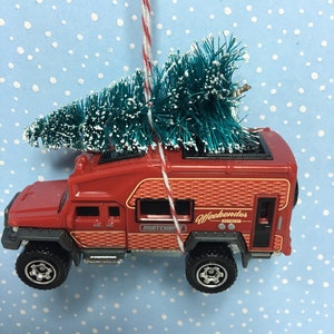Red Road Tripper Truck-weekender Camper Christmas Truck With Christmas ...