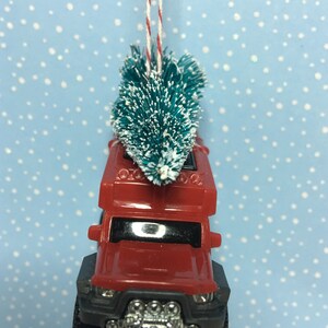 Red Road Tripper Truck-weekender Camper Christmas Truck With Christmas ...