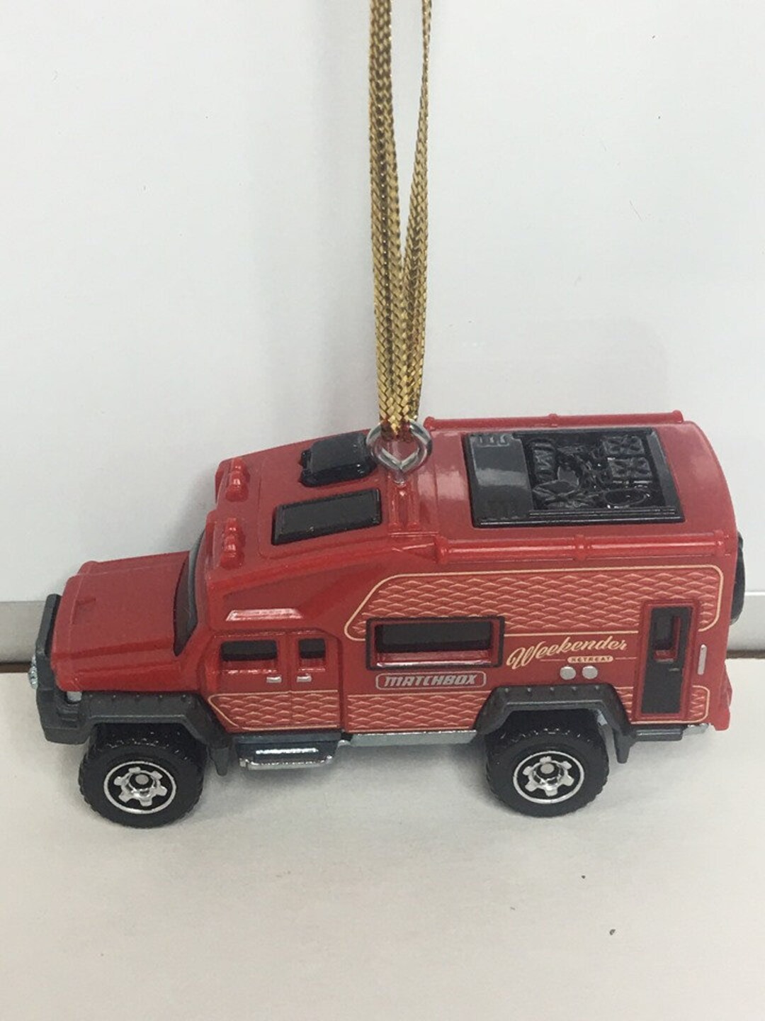 Red Road Tripper Truck-weekender Camper Christmas Truck 1:64 - Etsy