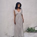 Jala Dress MIST Ash Grey Dress Transparent Grecian Boho - Etsy