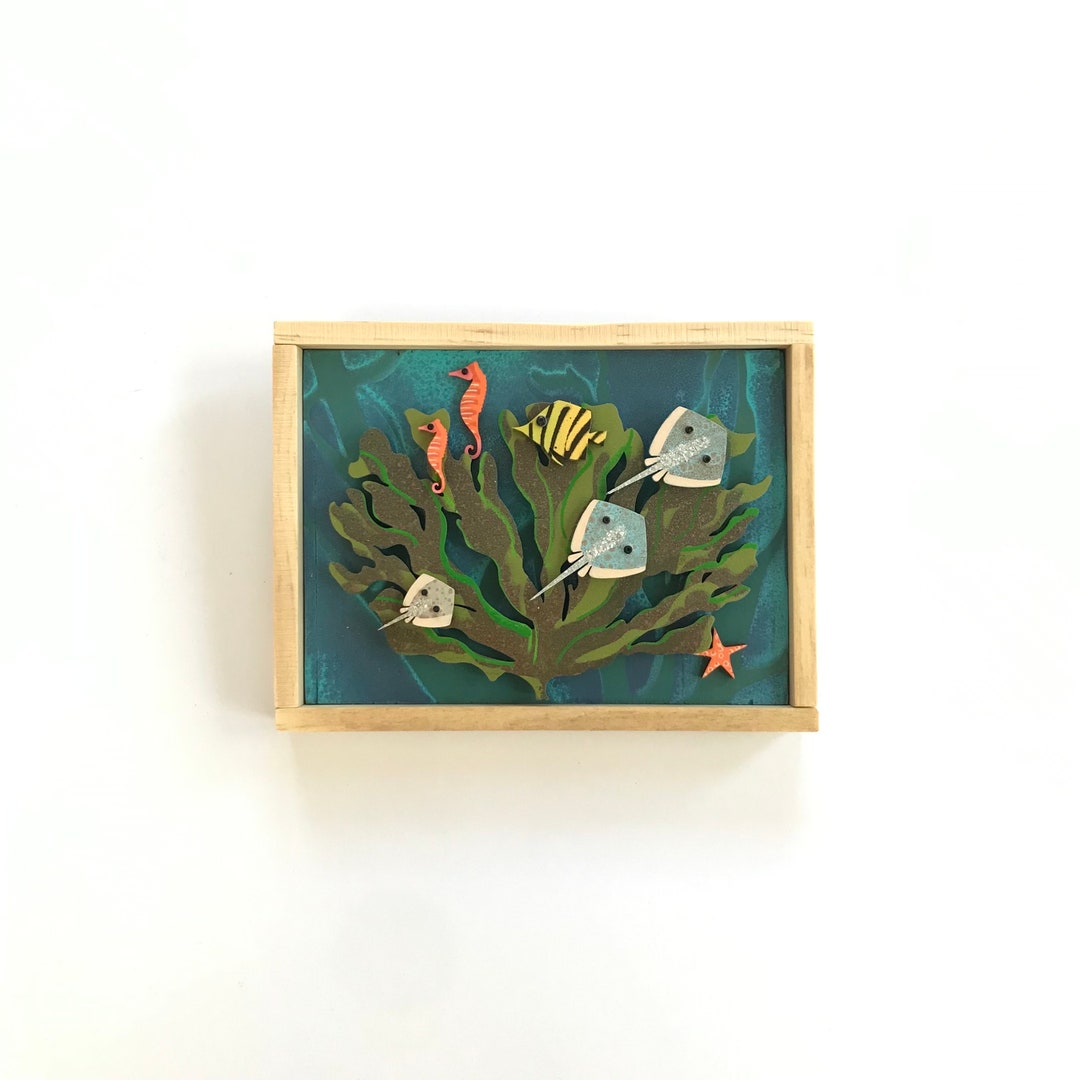 Miniature Diorama, Underwater World, Ocean Art, Tropical Fish, Under ...