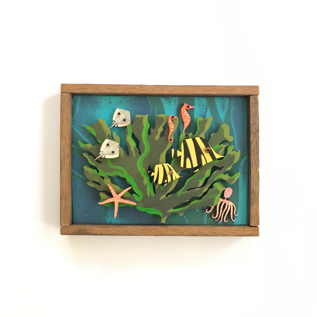 Miniature Diorama, Underwater World, Ocean Art, Tropical Fish, Under ...