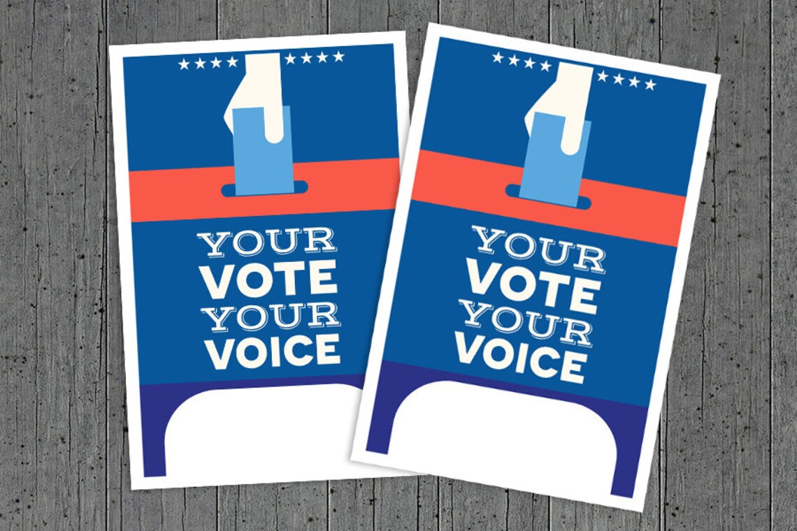 Vote = Voice - Etsy