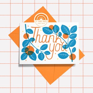 Thank You 5 Card Pack Multi-buy Pack - Etsy