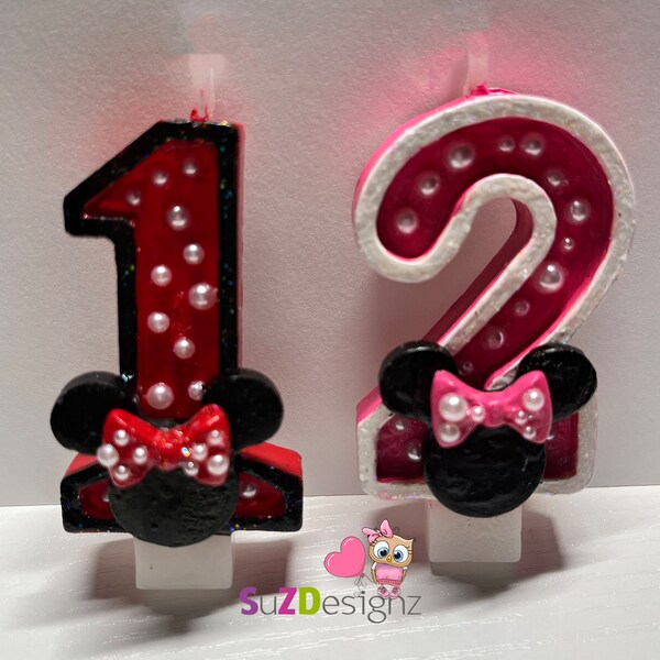 Minnie Mouse Candle - Etsy