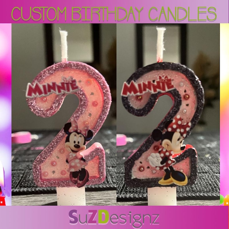 Minnie Candle 3 - Etsy