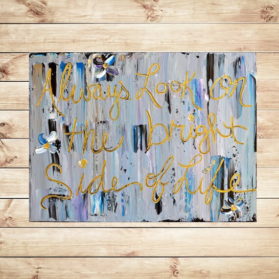 Painting on Canvas Quotes Song Lyrics Rustic - Etsy