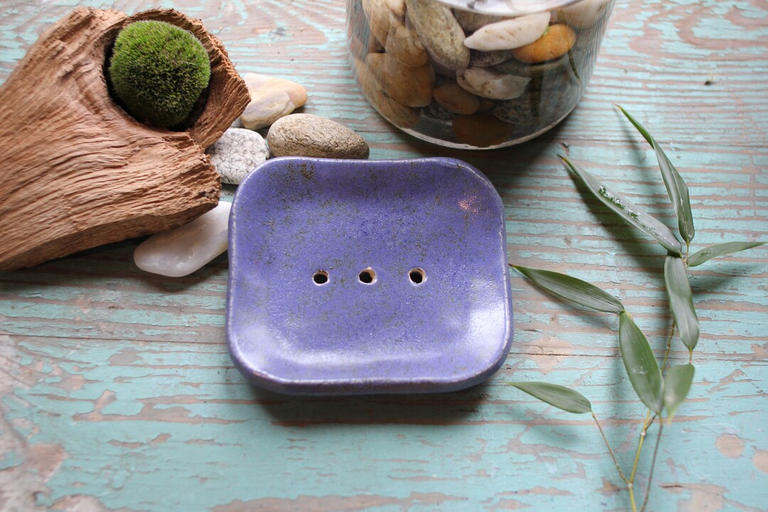 Handmade Ceramic Soap Dish Unique Design With Natural Soap Gift - Etsy