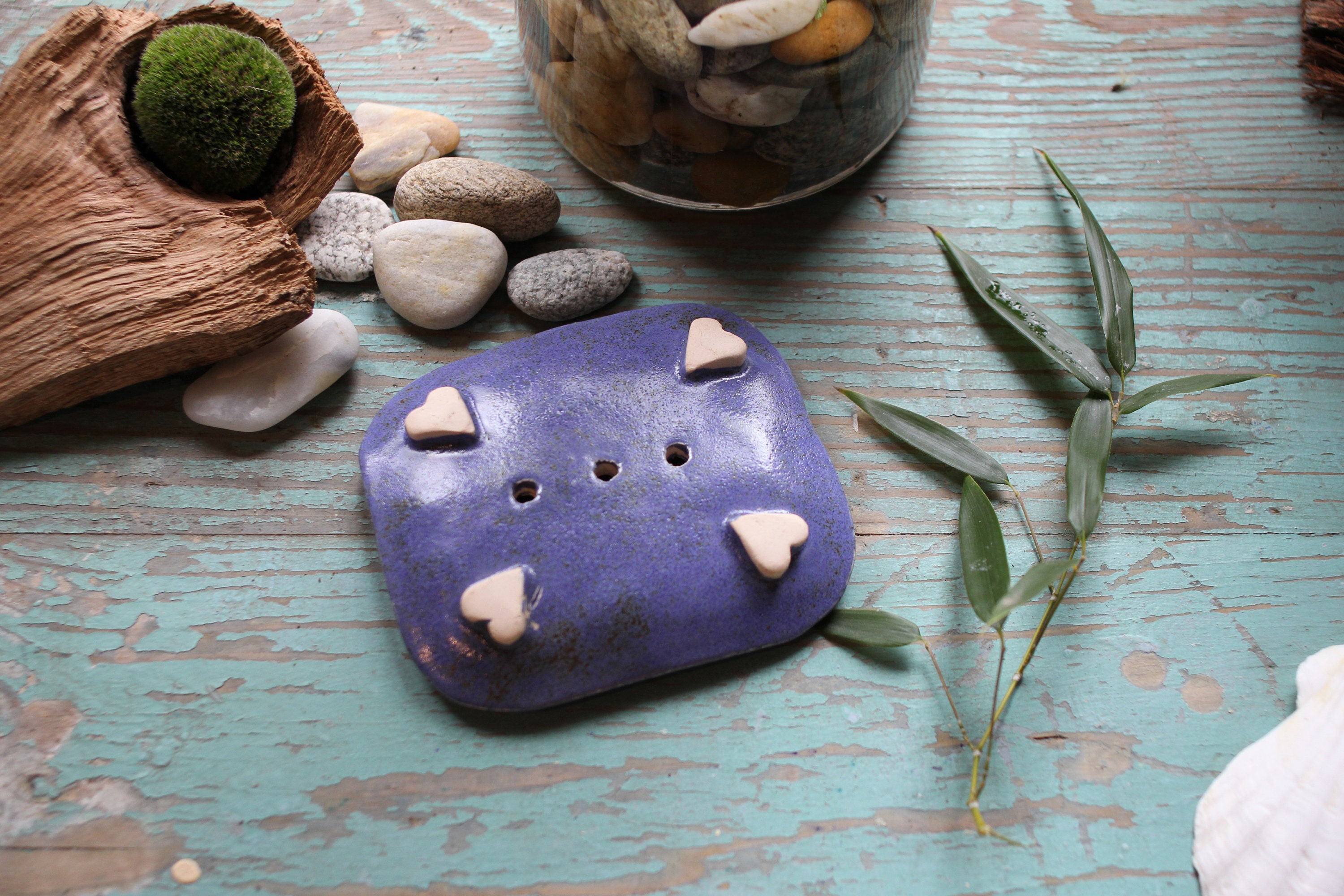 Handmade Ceramic Soap Dish Unique Design With Natural Soap Gift - Etsy