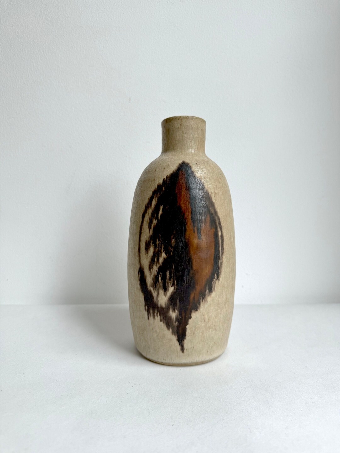 Vintage Vase Berte Jessen Studio Ceramics, Mid Century Flower Vase ...