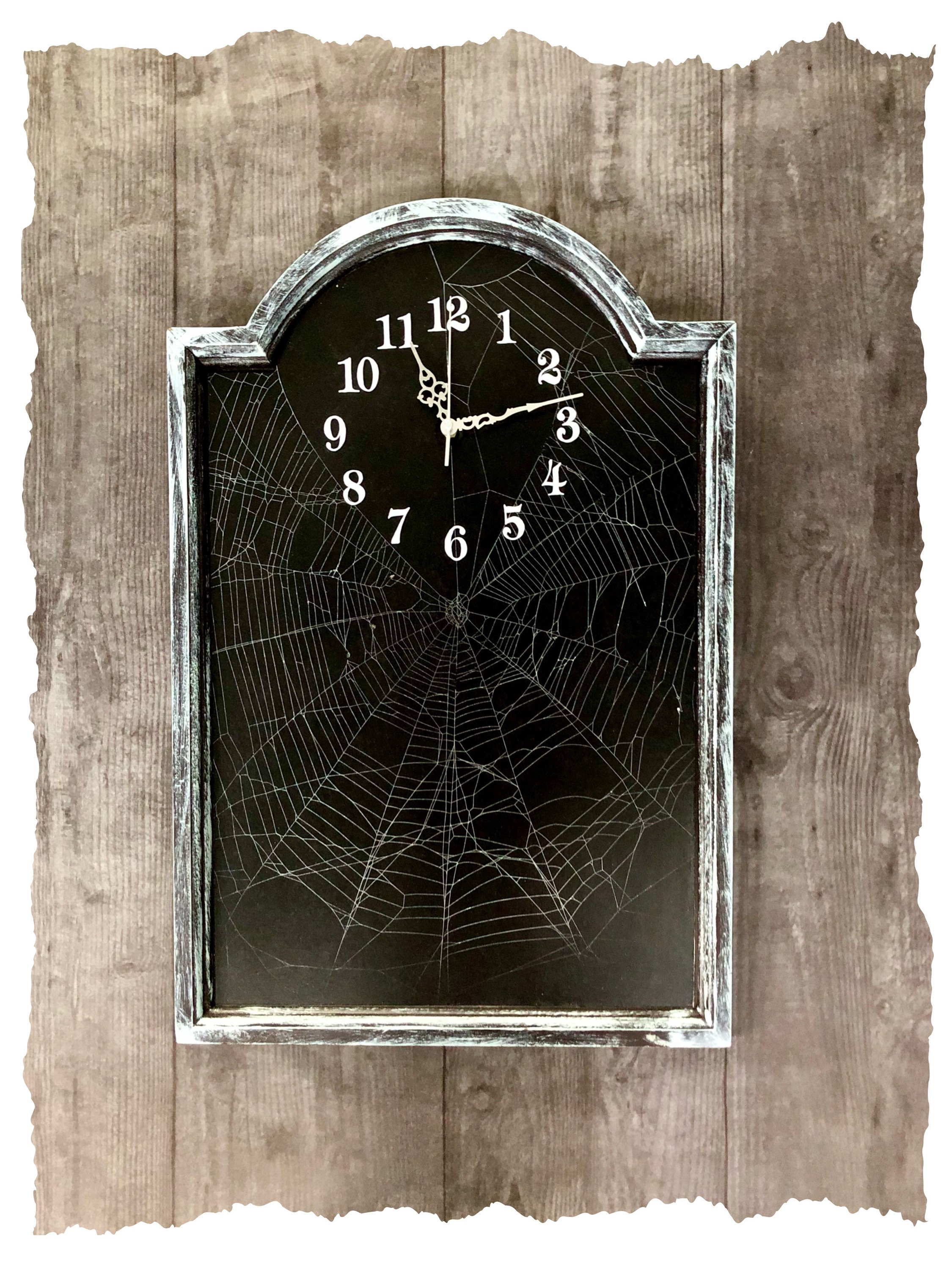 Gothic Clock, Tombstone Clock, Halloween Decor, Gothic Home Decor