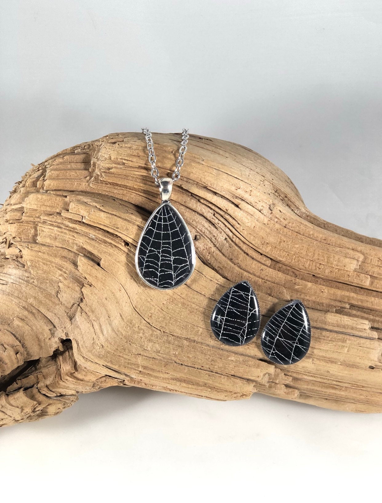 Spider Web Earrings, Spider Web Jewelry, Real Spider Web Jewelry, Real ...