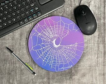 Spider Web Mouse Pad - Etsy