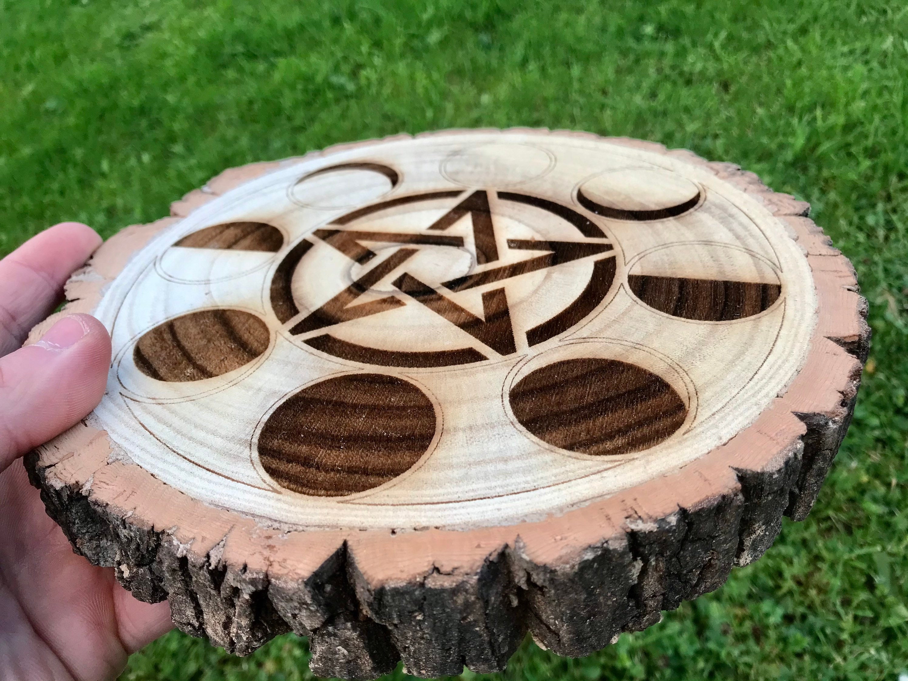 Altar Tile Pentagram Witchcraft Altar Pagan Altar - Etsy UK