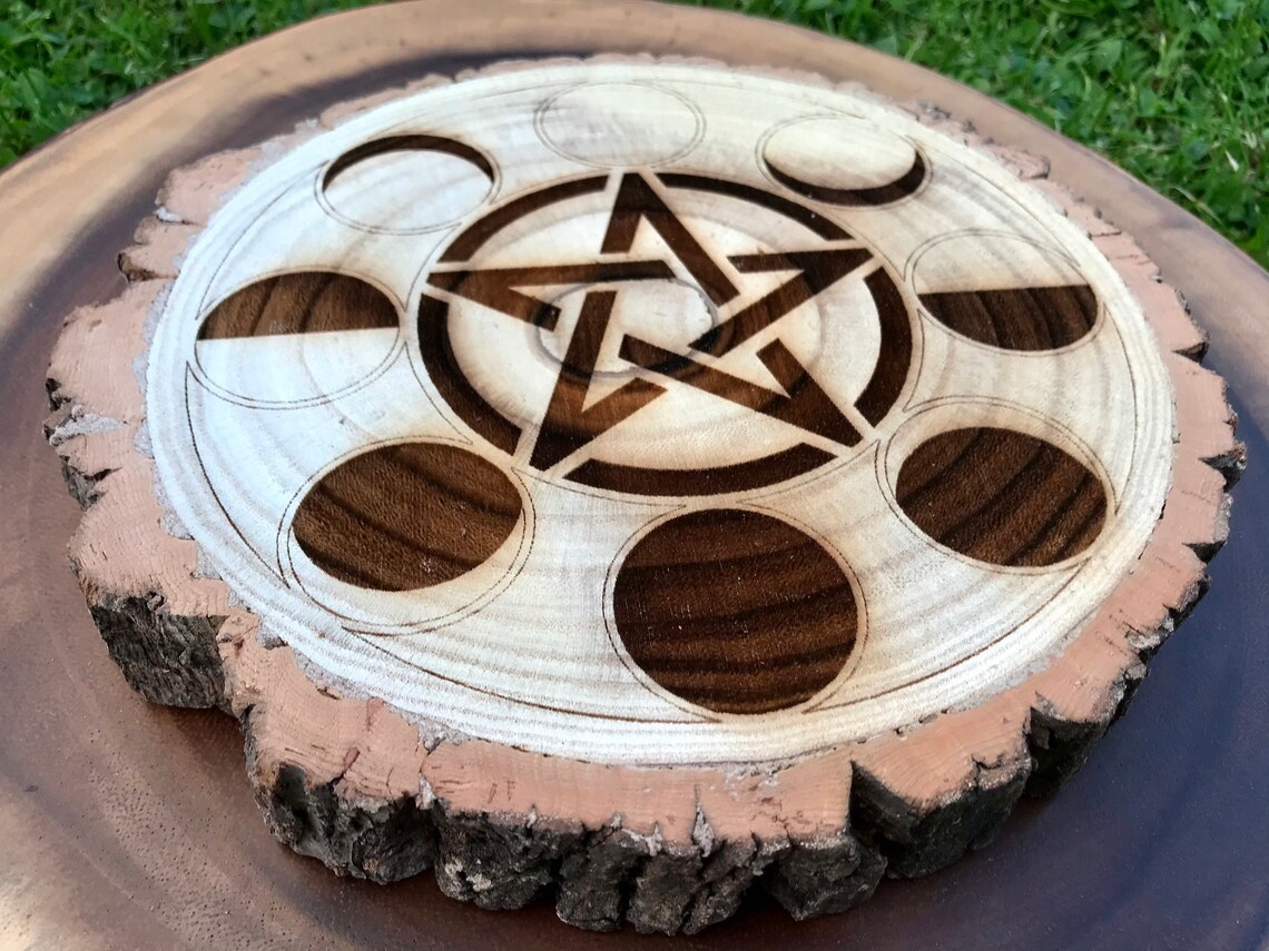 Altar Tile Pentagram Witchcraft Altar Pagan Altar - Etsy