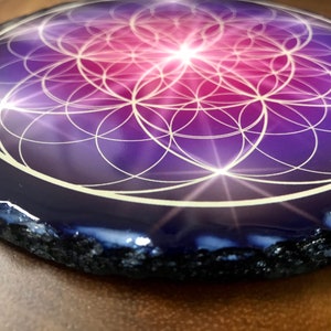 Combined Flower of Life and Seed of Life - Crystal Grid - Sacred ...