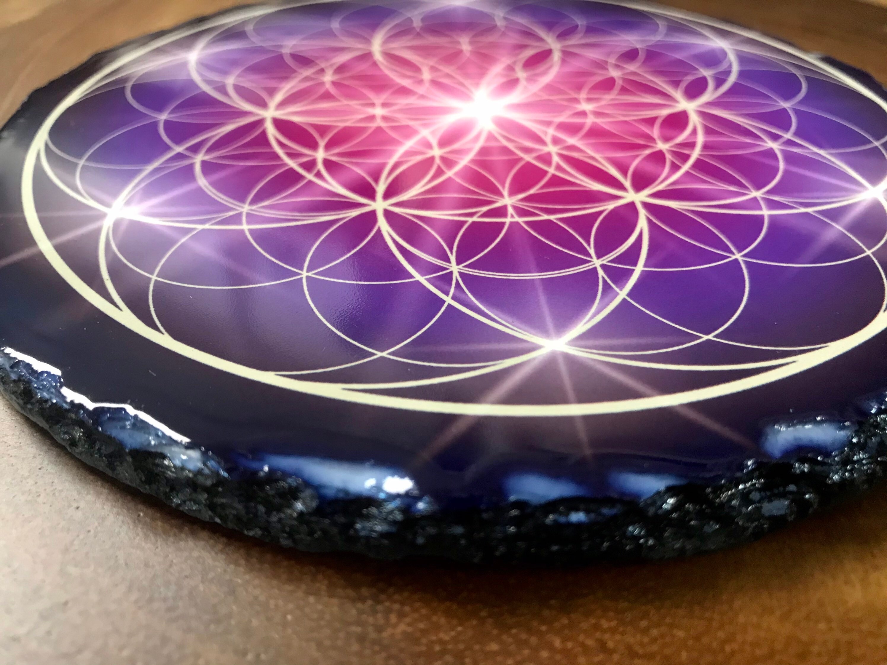 Combined Flower of Life and Seed of Life - Crystal Grid - Sacred ...