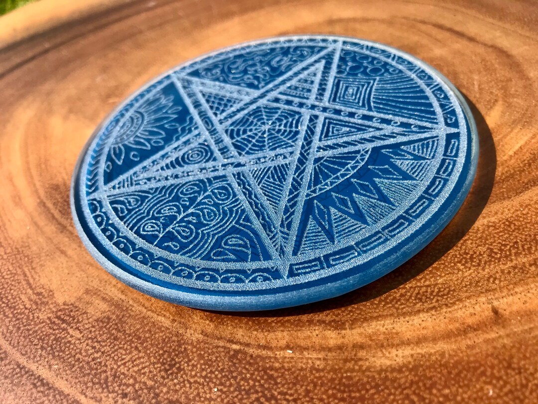 Altar Tile, Pentagram , Witchcraft Altar, Pagan Altar, Pentacle Tile ...