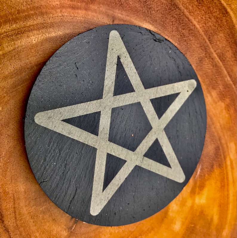 Altar Tile Pentagram Witchcraft Altar Pagan Altar - Etsy