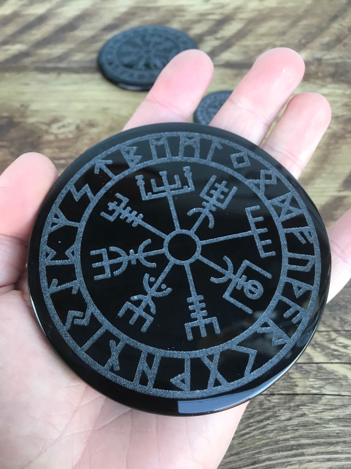 Large Wayfinder Vegvisir Symbol of Guidance and Protection - Etsy