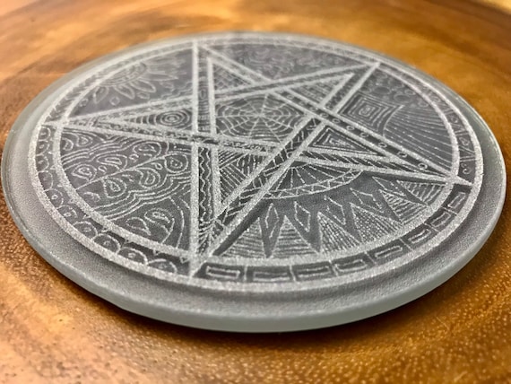Altar Tile Pentagram Witchcraft Altar Pagan Altar | Etsy