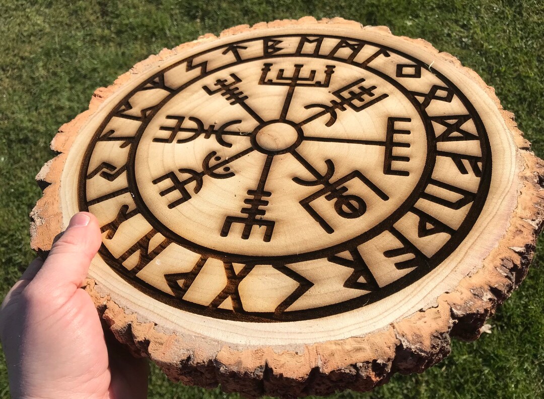 Wayfinder, Vegvisir, the Symbol of Guidance and Protection the Viking ...