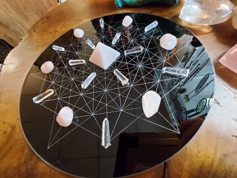 64 Point Star Tetrahedron - Crystal Grid - Sacred Geometry - Gridding ...